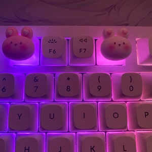 Keycap Paw Cute Key Caps Artisan Keycaps Glitter Keyboard Caps Cat ...
