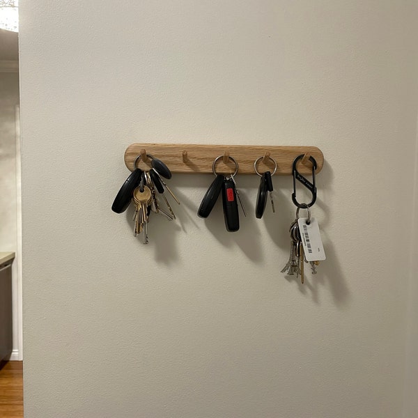 Magnetic Key Holder Shelf, Key Holder for Wall, Wall Mounted, Key ...