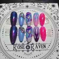 Starfall Acotar Inspired Press on Nail Set - Etsy Canada