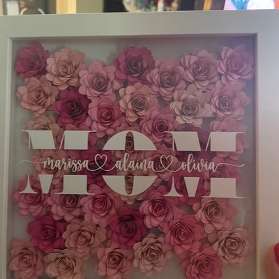 Floral Shadow Box Perfect Gift for Mom - Etsy