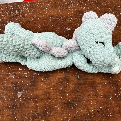 Sleepy Snuggle-saurus Rag Doll Crochet PATTERN / Rag Doll - Etsy