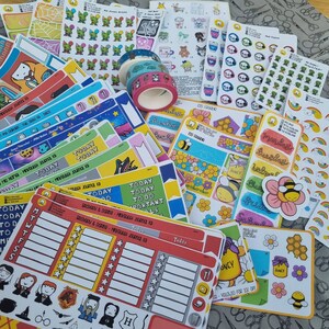 Mini Bobs Facetime Stickers, Cute Kawaii Character Stickers, Multi ...