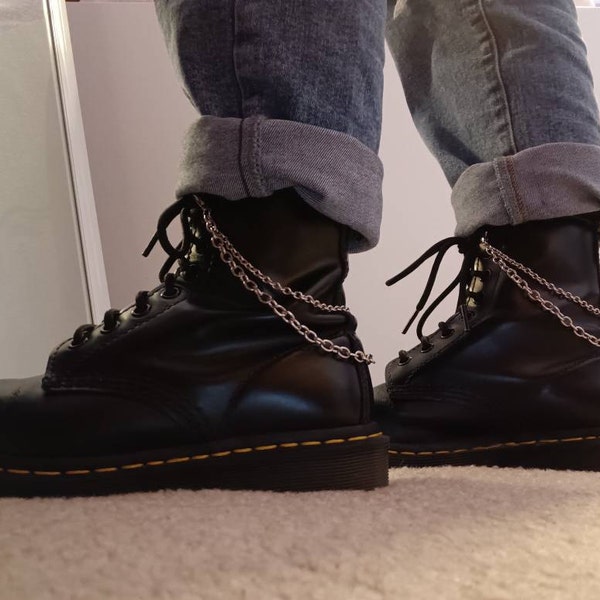 Crystal Boot Chain | Punk Quartz Gothic Charm Shoe Accessories - Etsy