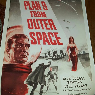 Plan 9 From Outer Space Reproduction Poster Print - Etsy