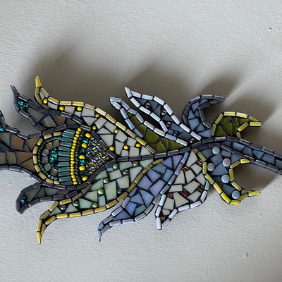 Horror Frankenstein Mosaic Sugar Skull Art Decor Plaque - Etsy