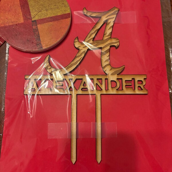 Personalized College Cake Topper, Graduation Gift, University of ...