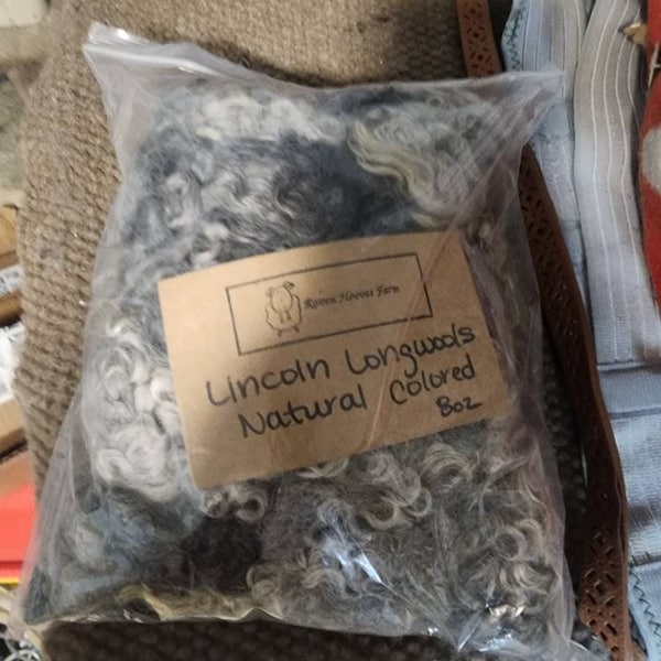 Raw Wool Lincoln Longwools Natural Colored - Etsy UK