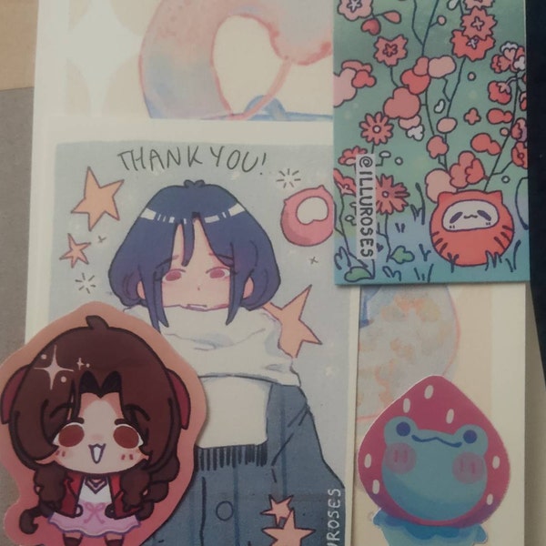 OMORI Silly Character Sticker Skrunkly OMORI, Aubrey, Kel, Hero, Mari ...