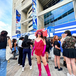 Western Denim Black Cowgirl Star Fringe Rave Set Star Top and - Etsy