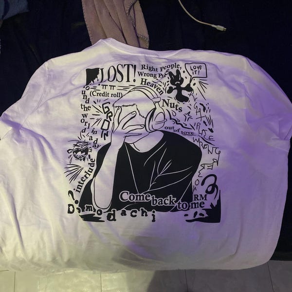 RPWP Inspired Tshirt, RM Right Place Wrong Person Shirt, Namjoon Shirt ...