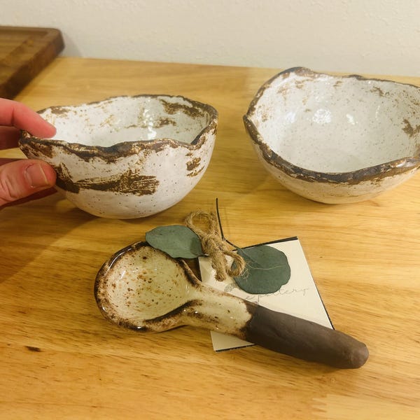 Ceramic Bowls, Handmade Bowls, Rustic Bowls, Minimalist Stoneware ...