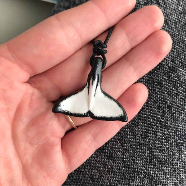 Orca Tail Necklace - Killer Whale Flukes - Etsy