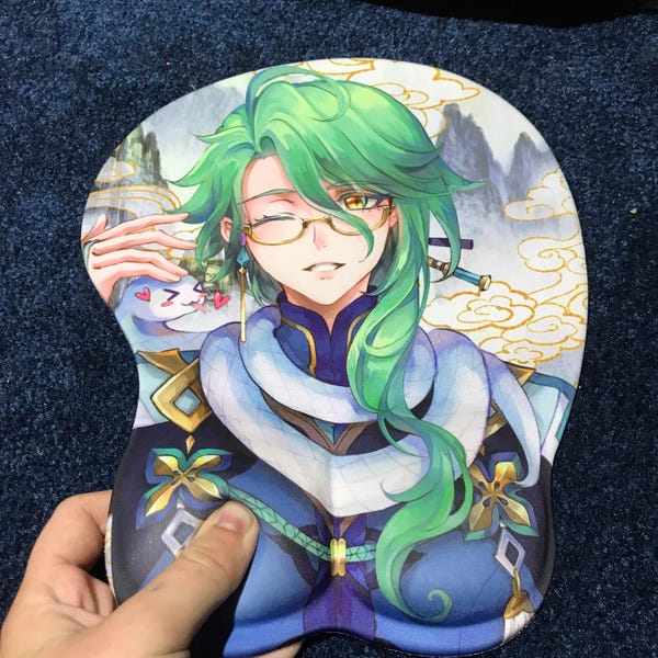 Danheng Imbibitor Lunae Ergonomic 3D Man Chest Mousepad Support Pad ...