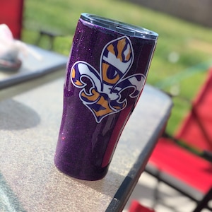 LSU Tigers Fleur-de-lis 4" Premium Vinyl Decal Licensed NCAA - Etsy