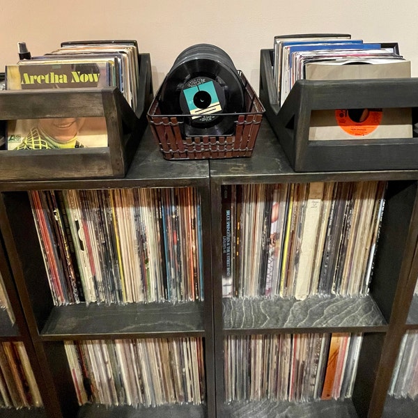7-inch Record Storage Crate - Etsy UK