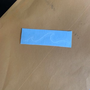 Ocean Wave Vinyl Decal Vinyl Sticker Wave Decal Ocean | Etsy