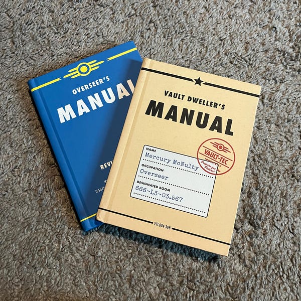 Fallout Notebook Computer Terminal V300 Manual. Replica Notebook ...
