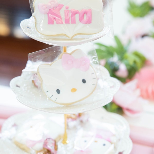 Hello Kitty Decorated Cookies - Etsy