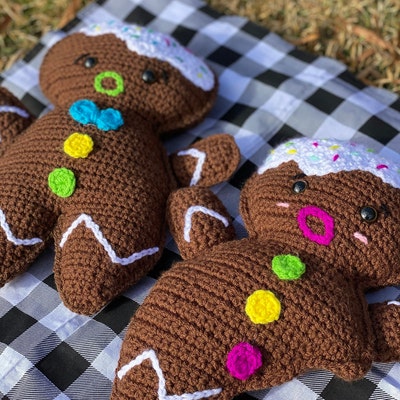 Gingerbread Boy Crochet Pattern - Etsy