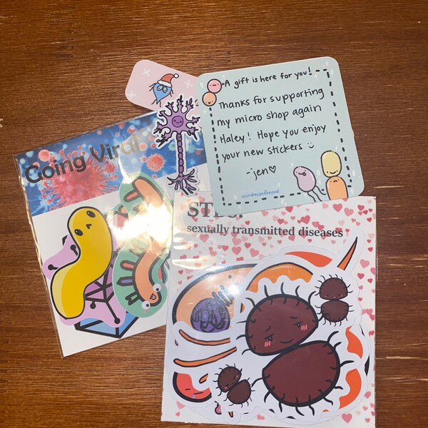 Cute Stds Sticker Set - Etsy