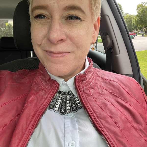 Notorious RBG Collar Necklace Ruth Bader Ginsburg Jewelry for Dissent ...