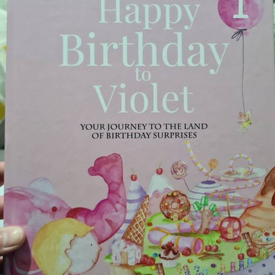 Personalised Happy Birthday Keepsake Book - Etsy UK