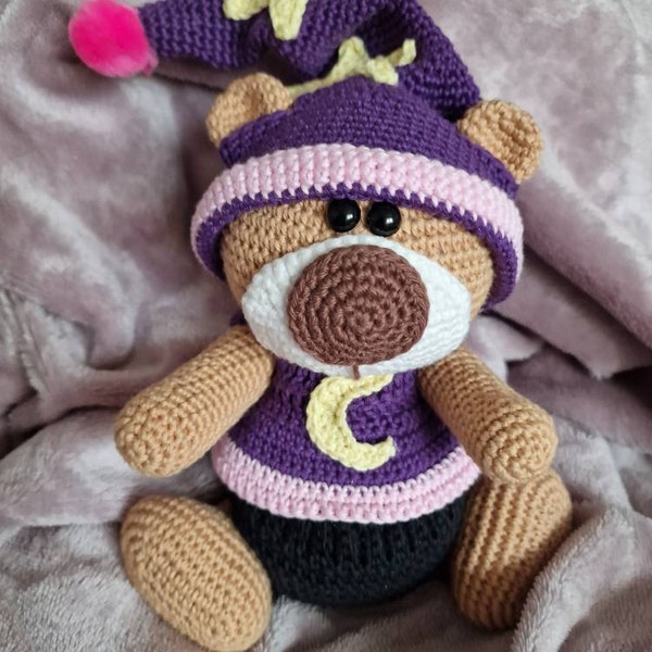 Crochet Pattern Pyjamas Sleepwear Clothes for 18cm Toy / AMIGURUMI PDF ...