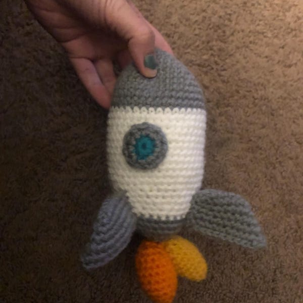 Space Rocket Easy Crochet Pattern , Amigurumi Mini Space Crochet PDF ...