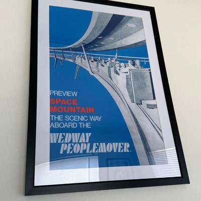 Disney World Epcot Center Print Poster 1982 Magic Kingdom Wall - Etsy