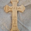 Our Wedding Day Personalized Wood Cross, Gifts for Wedding, Religious ...