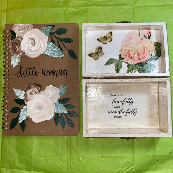 Pretty Wooden Decorative Box, Home Decor Storage Box, Pretty Decorative ...