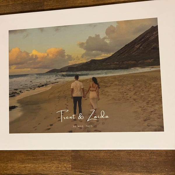 Custom Memorial Photo Book – Personalized Tribute Album With Name ...