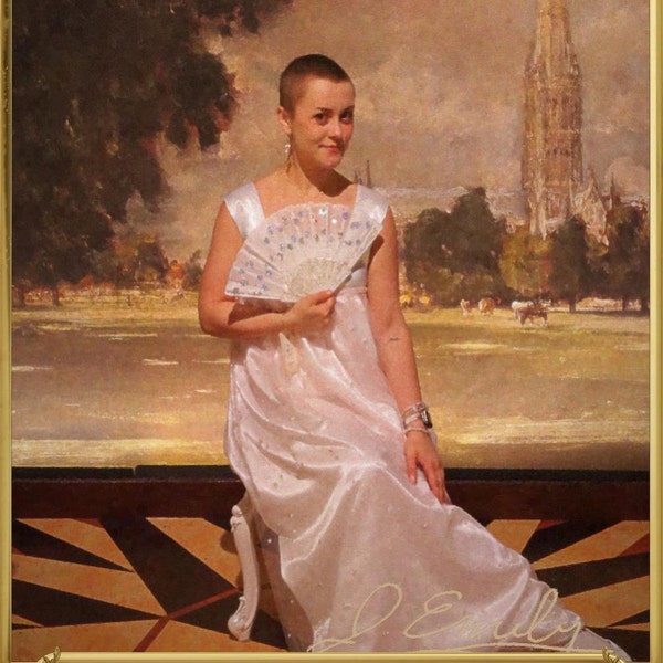 Digital PDF Pattern for Regency Dress - Drawstring Neckline and Waist ...