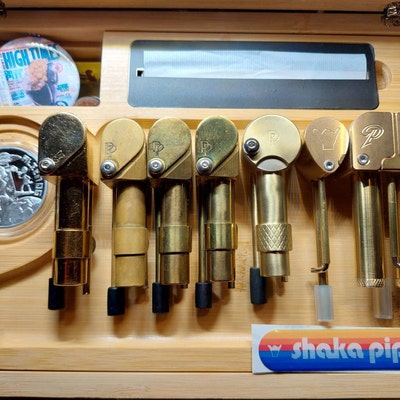 Royal Box Stone Edition Vega 8 Storage Compartment Snuff Box W/ Built ...