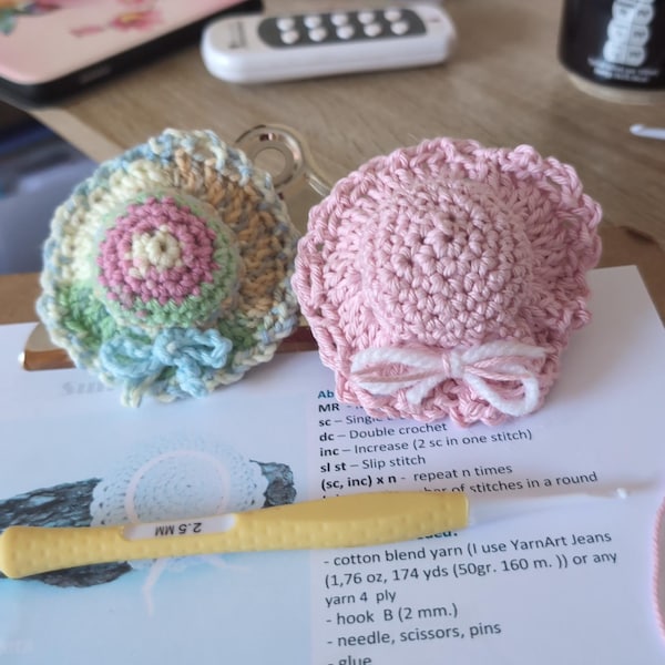 Sunflower Charm Crochet Pattern, Crochet Sunflower Rear View Mirror Car ...