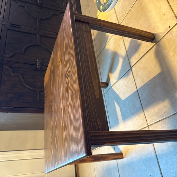 Narrow Coffee Table – Slim Modern Wood Table for Small Spaces ...