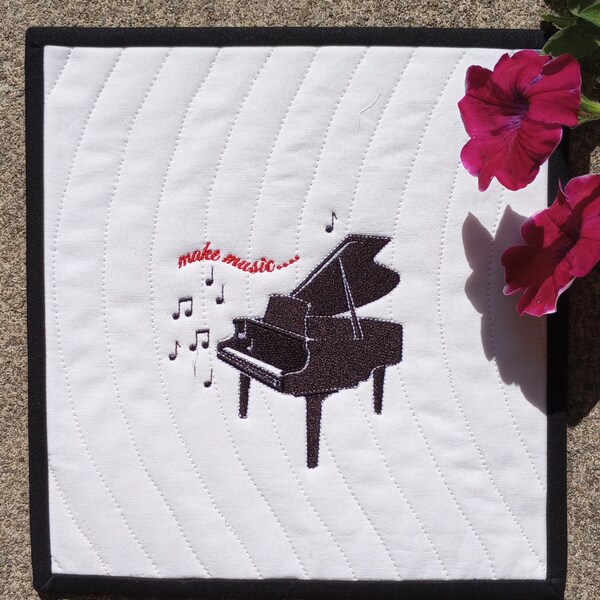 Make Music - Machine Embroidery Design, Embroidery Designs, Machine ...