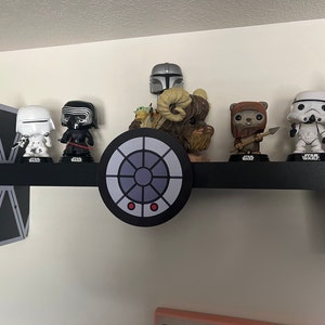Tie Fighter Inspired Wall Shelf, Display Shelf, Star Wars Fan Gift ...