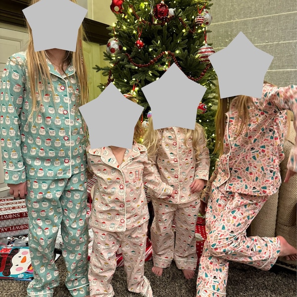 Holiday Night Pajamas PDF Sewing Pattern - Etsy