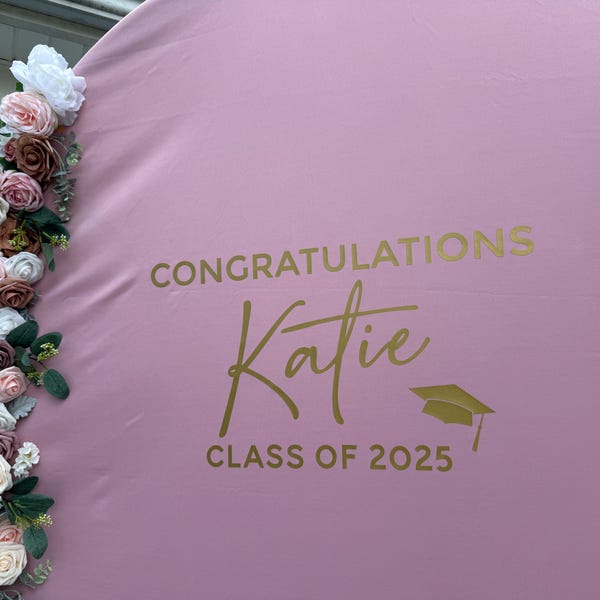 Graduation Decal for Balloon Arch Personalized Decoration for Grad ...