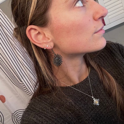 Birthstone Piercing, Tragus Earring, Personalized Jewelry, Birthstone ...