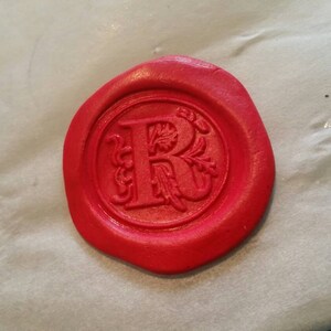 Alphabet Letter " R " Wax Seal Stamp , Sealing Wax Stamp, Wax Stamp ...
