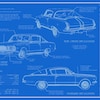 1972 Chevrolet Nova Blueprint Poster 18x24 JPEG Image File - Etsy Canada