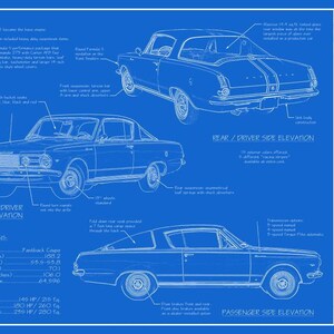 1969 Chevrolet Chevelle Blueprint Poster 18x24 JPEG Image File - Etsy