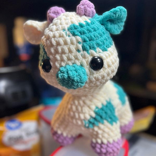 Big & Mini Cow Combo Crochet PATTERN - Etsy