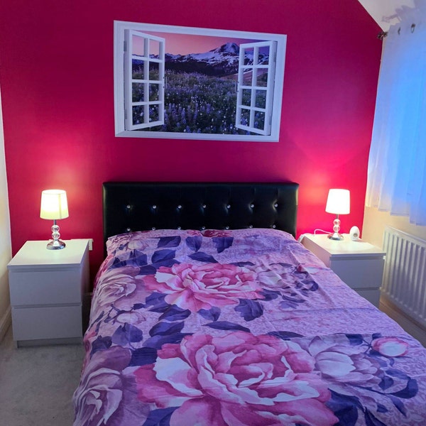 Santorini Greece Wall Decal Greek Wall Sticker 3D Window Effect View ...