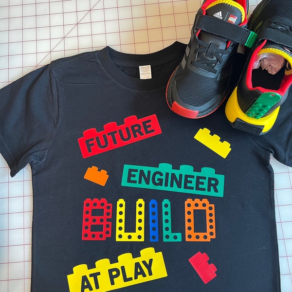 Future Engineer Build at Play Svg, Colorful Block Bricks Svg, Builder ...