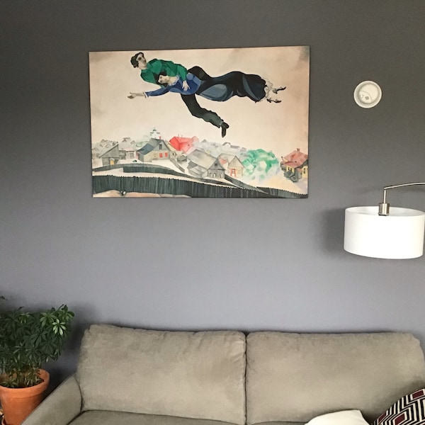 Over the Town by Marc Chagall Classic Fine Art Poster Print Artwork ...