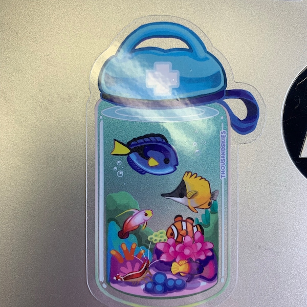 Vinyl Sticker (transparent) First Coral Reef Kit - Etsy