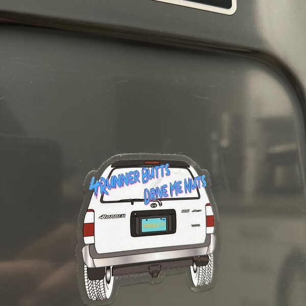 3rd Gen Toyota 4runner Window Decal. 4x4, SR5, Retro Toyota 4runner ...